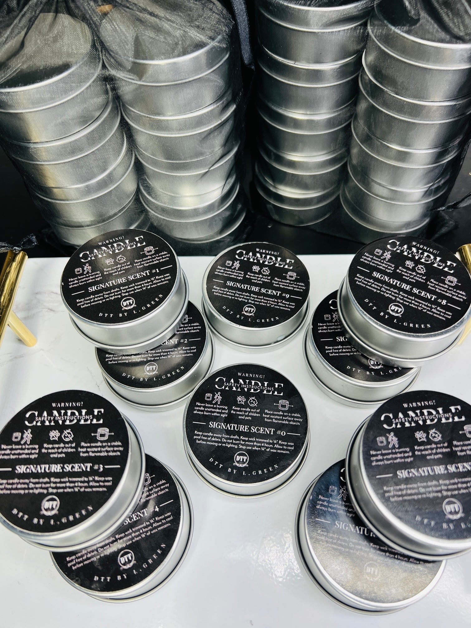 Luxury Candle Mini Tin Sampler Set – DTT by L. Green