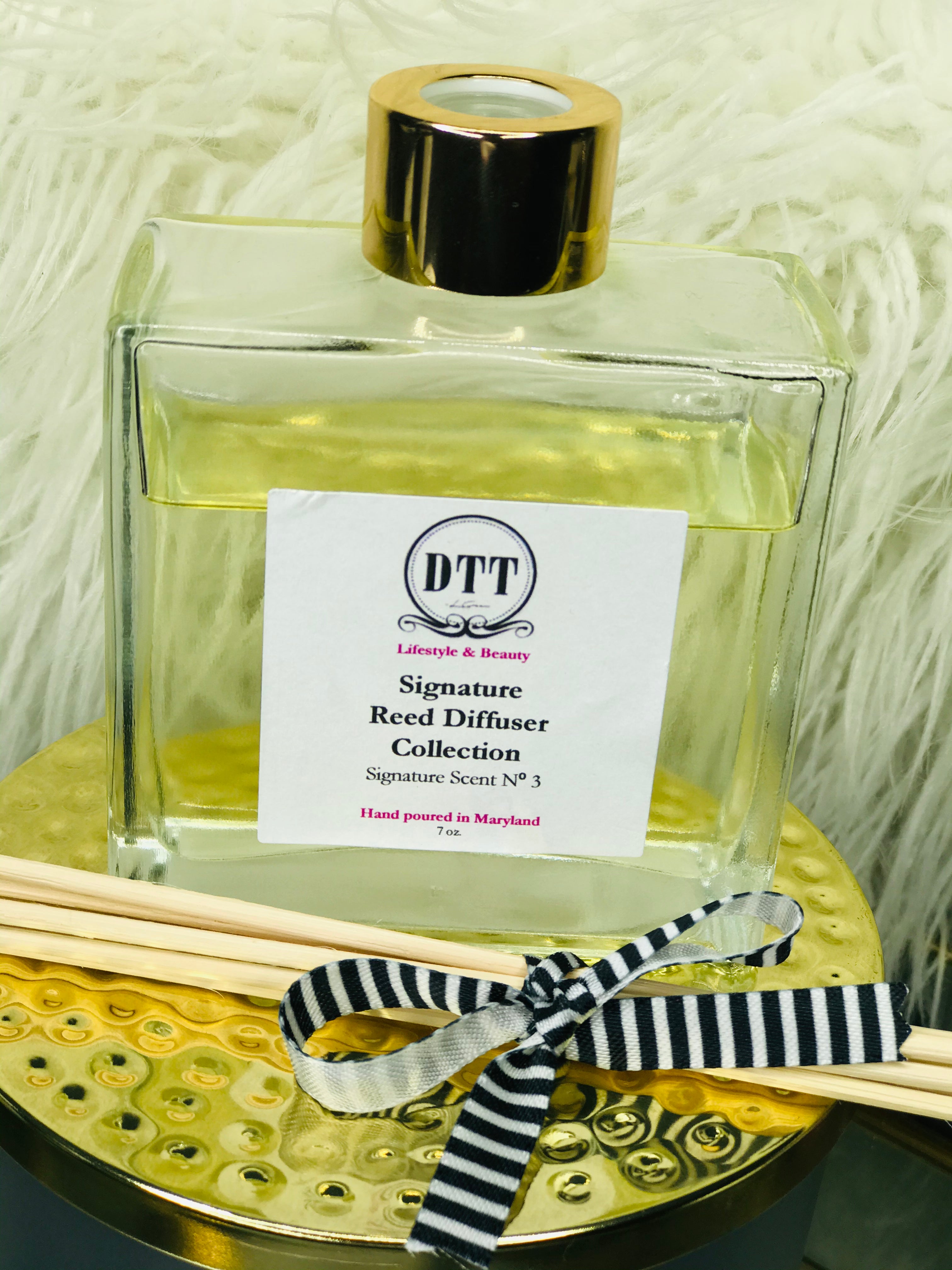 Signature Scent No. 3 Reed Diffuser – DTT by L. Green